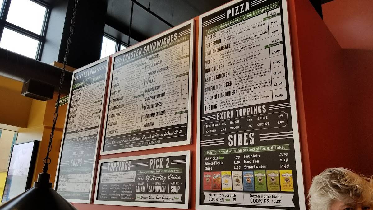 Menu at Pickleman's Gourmet Cafe, Omaha, Farnam St