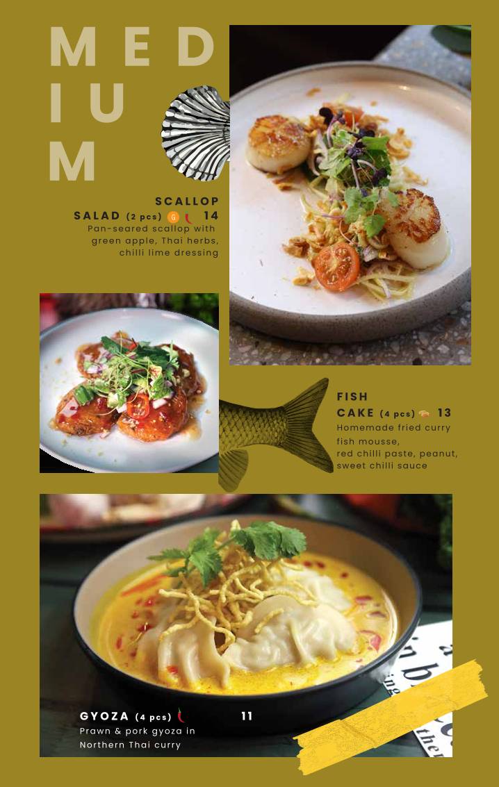 Menu at Pochana Brisbane restaurant, Brisbane City