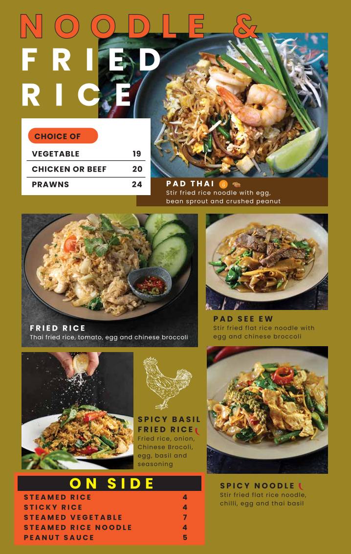 Menu at Pochana Brisbane restaurant, Brisbane City