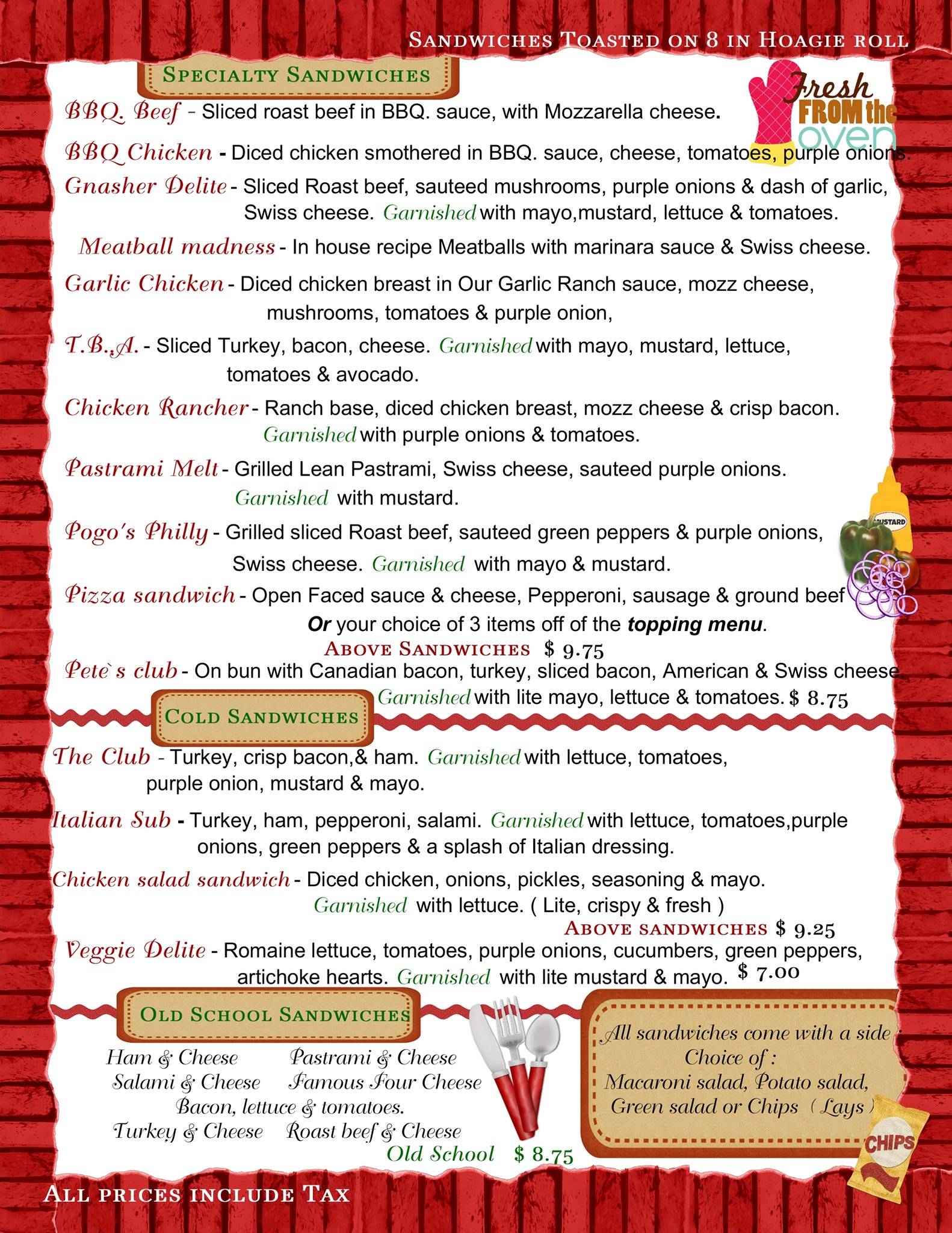Menu at Pogo's Pizza pizzeria, Clear Lake Riviera, CA-281