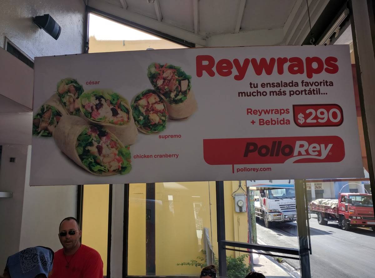 Carta del restaurante Pollo Rey, Azua