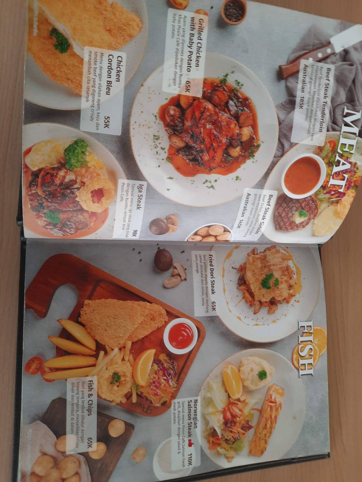 Menu at Posin Bakery & Cafe, Semarang, Jl. Menteri Supeno No.6