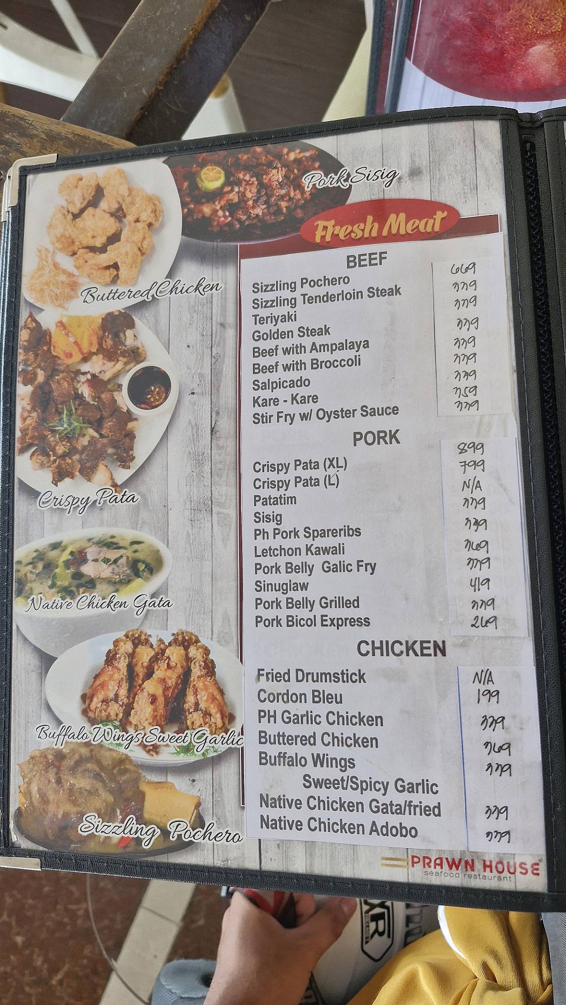 Menu at Prawn House Suites and Restaurant Uptown, Cagayan de Oro
