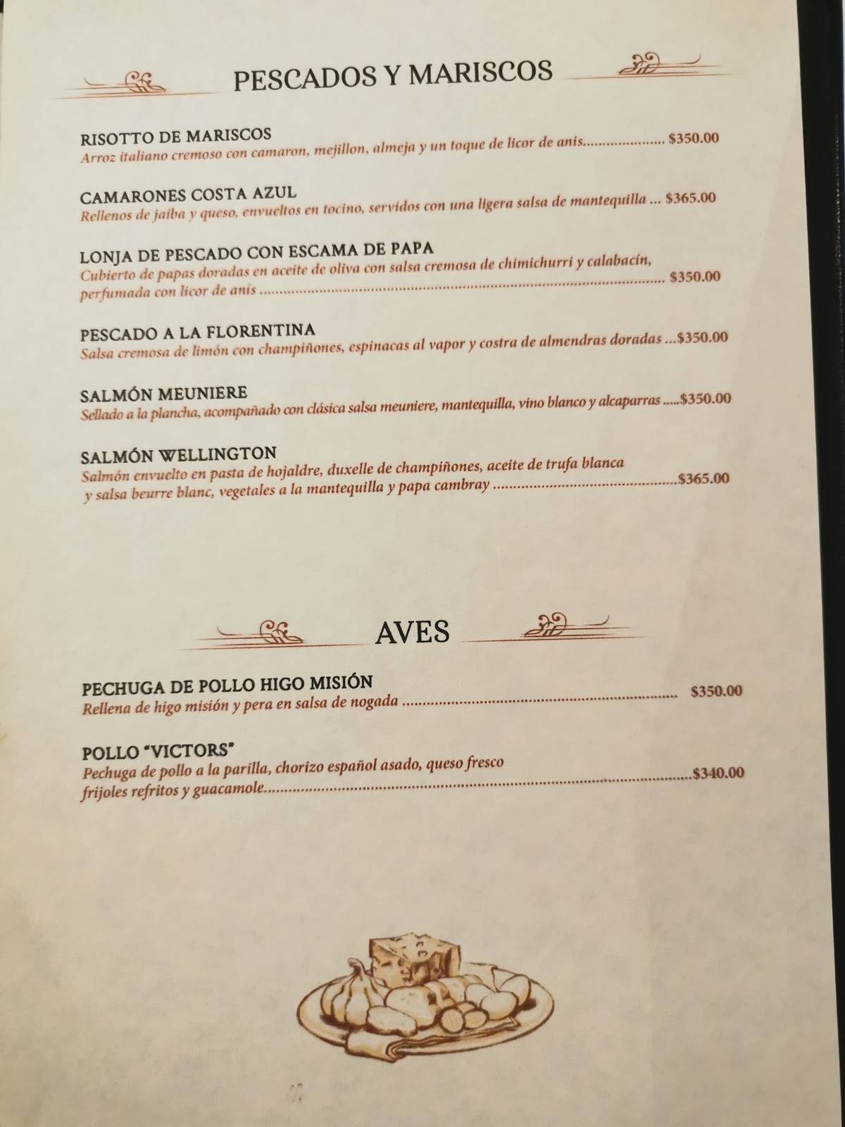 Menu at Caesar's pub & bar, Tijuana, Av. Revolución 8190