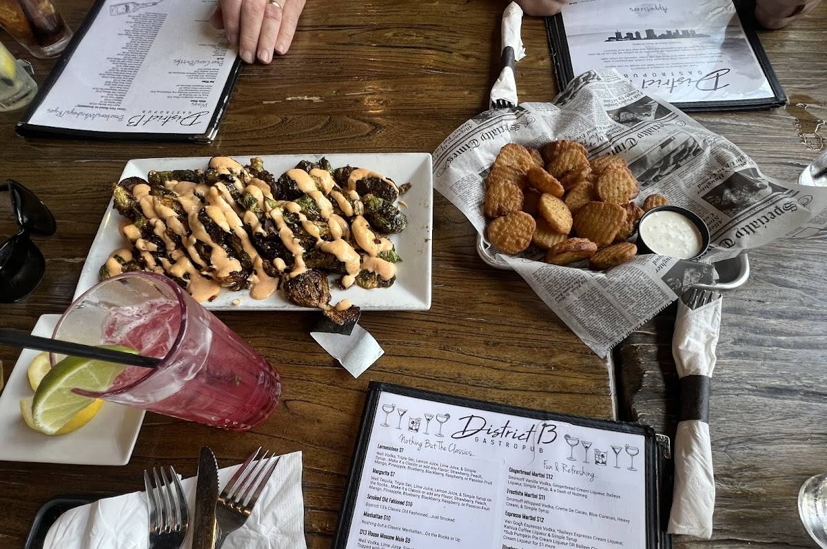 Menu at District 13 pub & bar, Sunbury