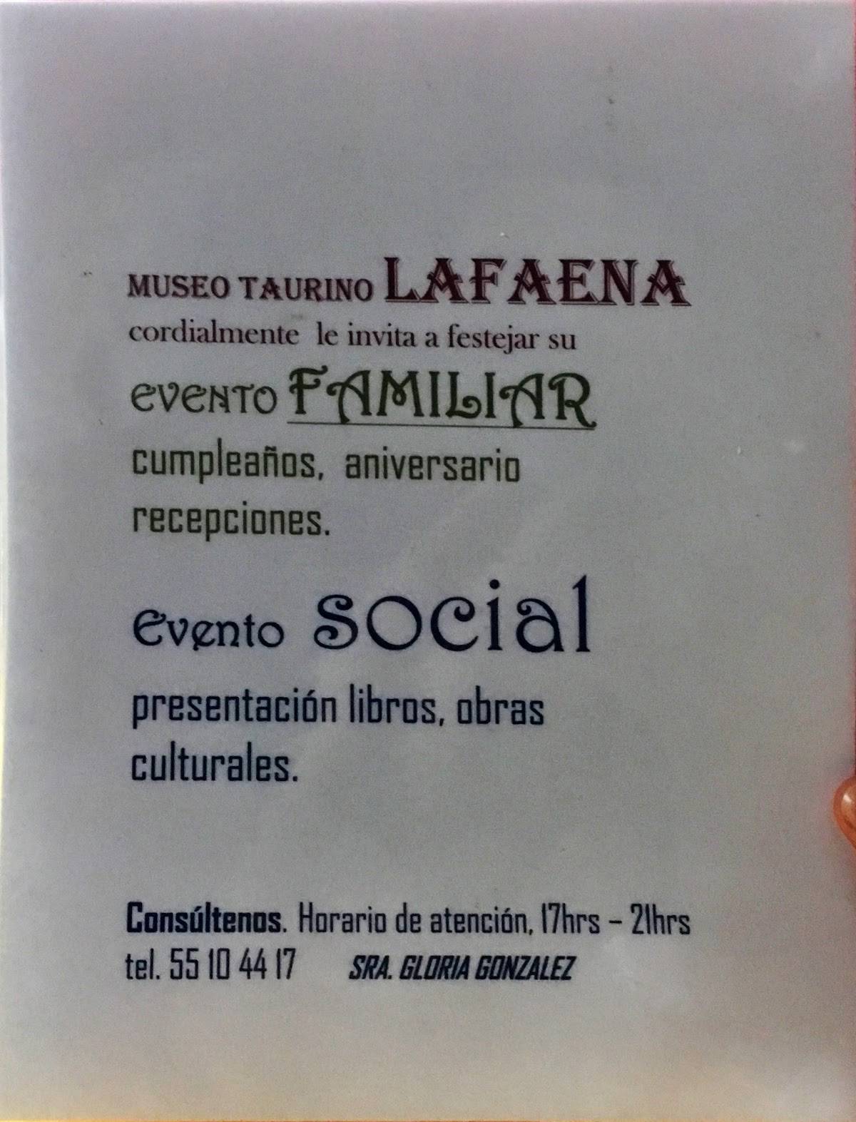 Carta del pub y bar La Faena, Ciudad del México, C. del Venustiano ...