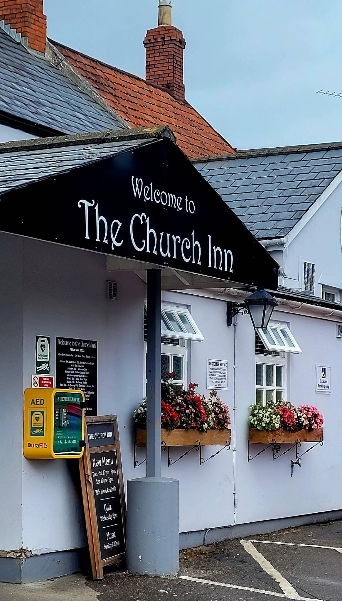 Menu at The Church Inn pub & bar, Cardiff