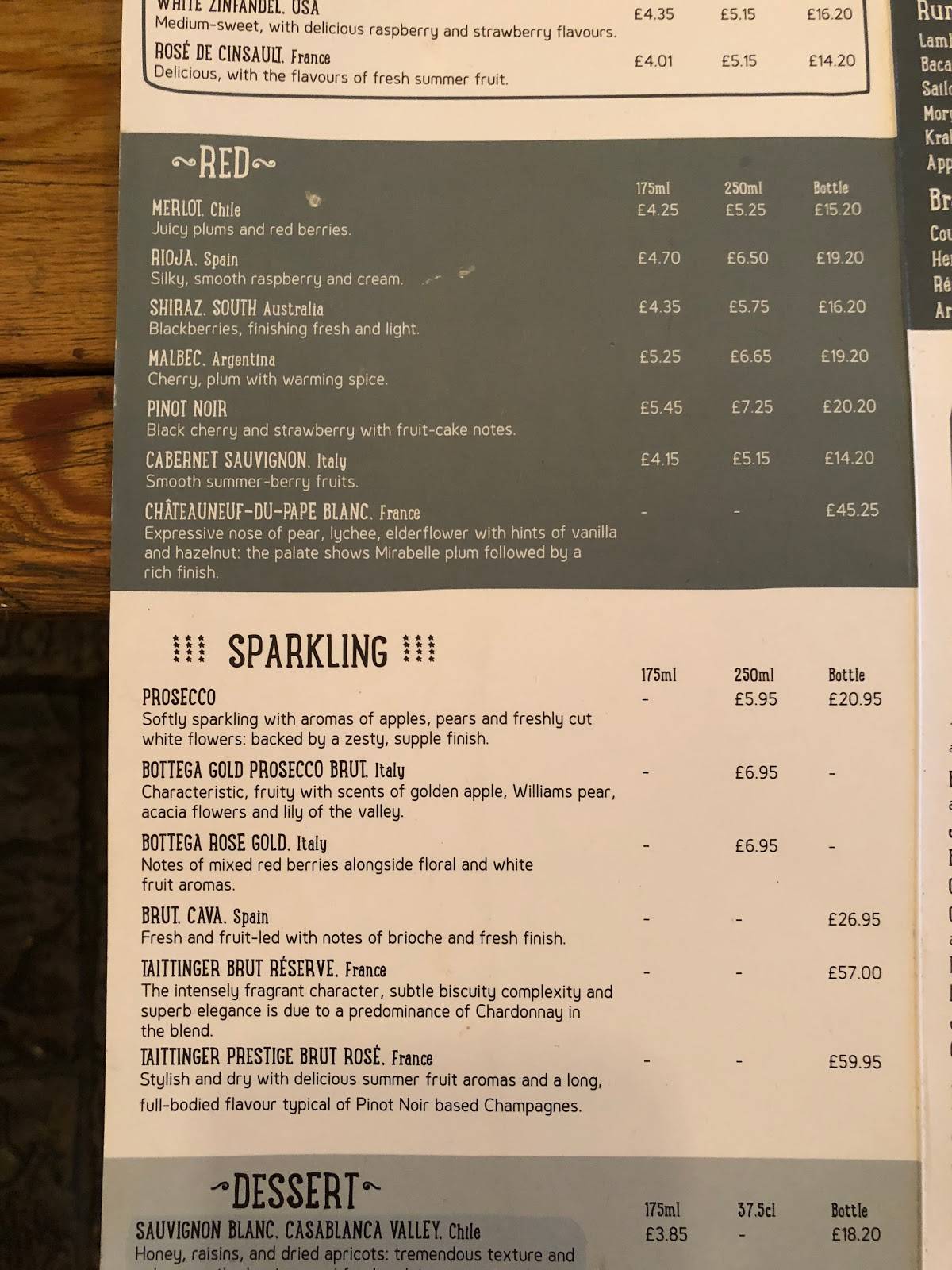 Menu at The Plough pub & bar, Hemel Hempstead, Leverstock Green Rd