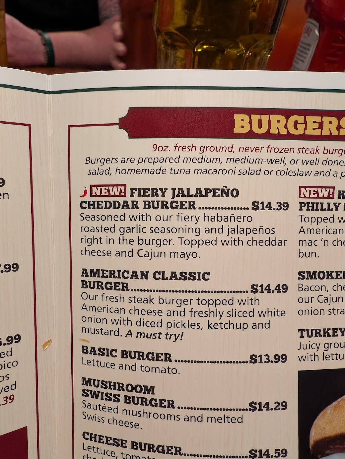 Menu at Tully's Good Times Fairmount pub & bar, Syracuse, W Genesee St
