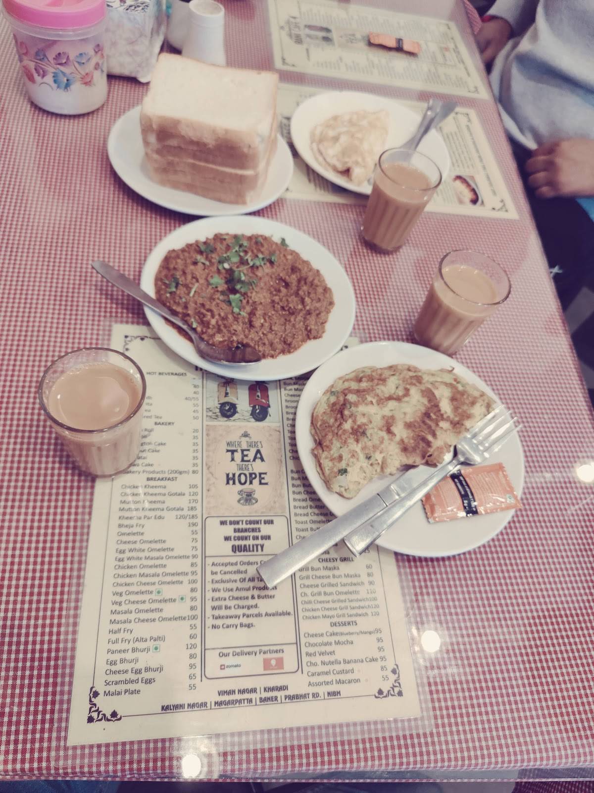 Menu at Irani Cafe - Baner, Pune, Irani Cafe