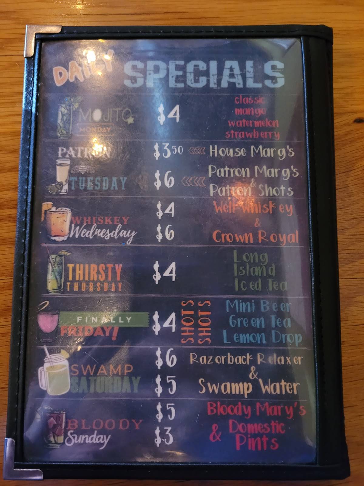 Menu at Purple Onion restaurant, Cabot, S Pine St
