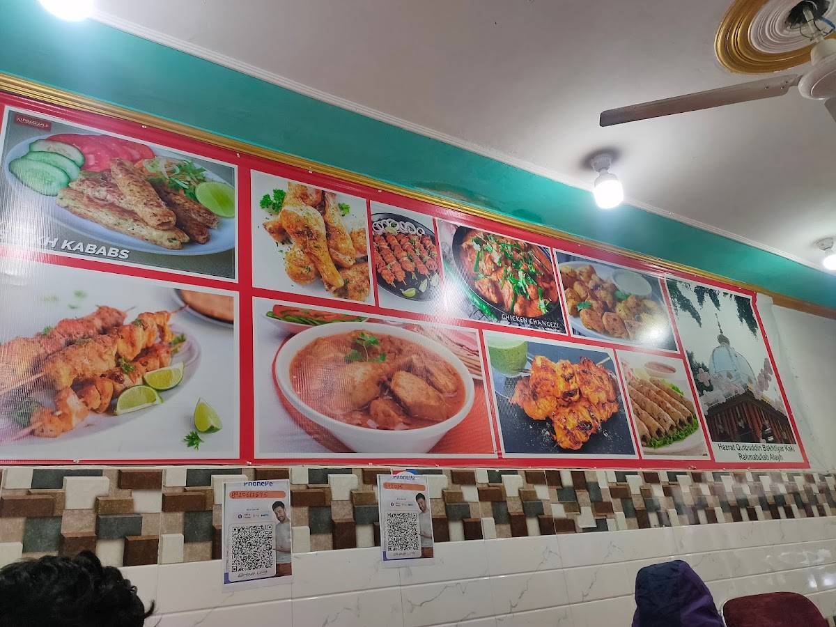 Menu at Qureshi Restaurant, New Delhi