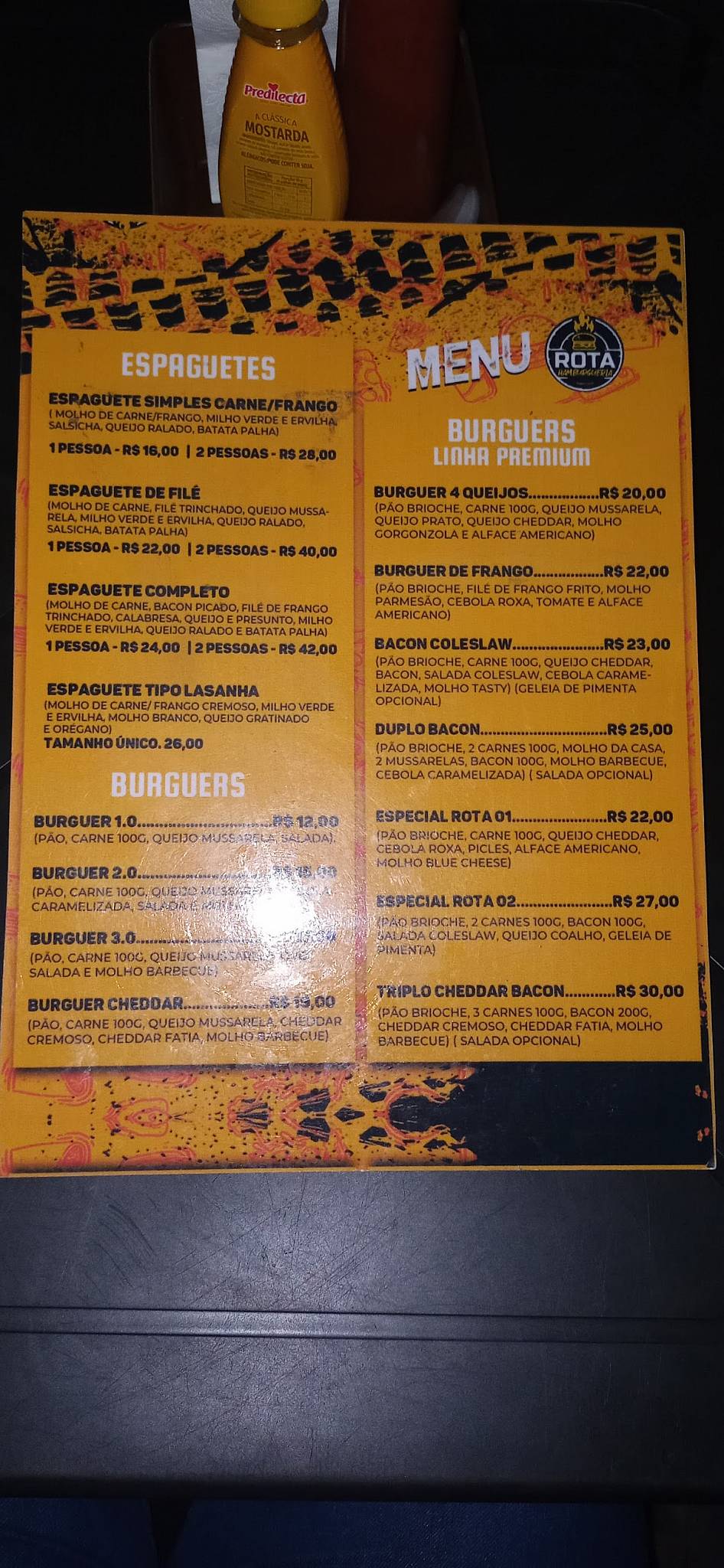 Menu em ROTA HAMBURGUERIA restaurante, Chapadinha