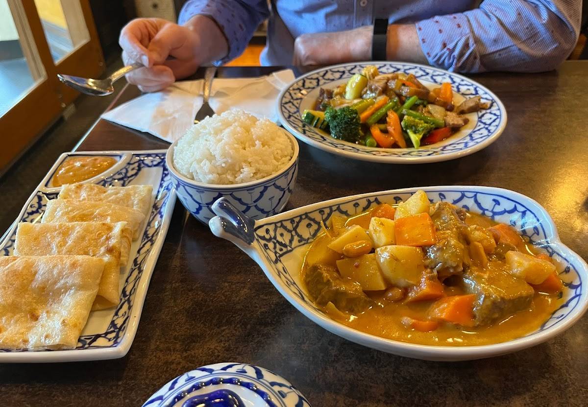 Menu at Racha Thai Restaurant, Hamilton