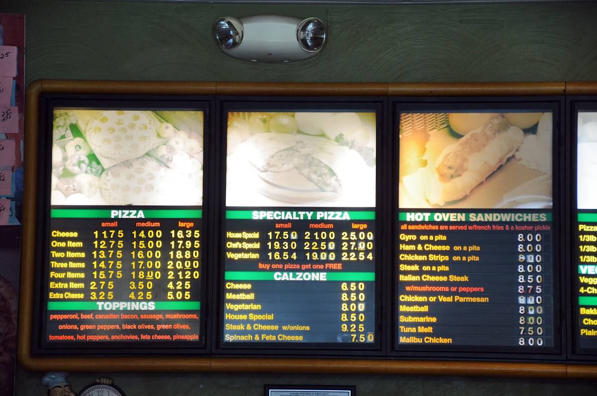 Menu at Rafael's Italian Restaurant, Huntsville