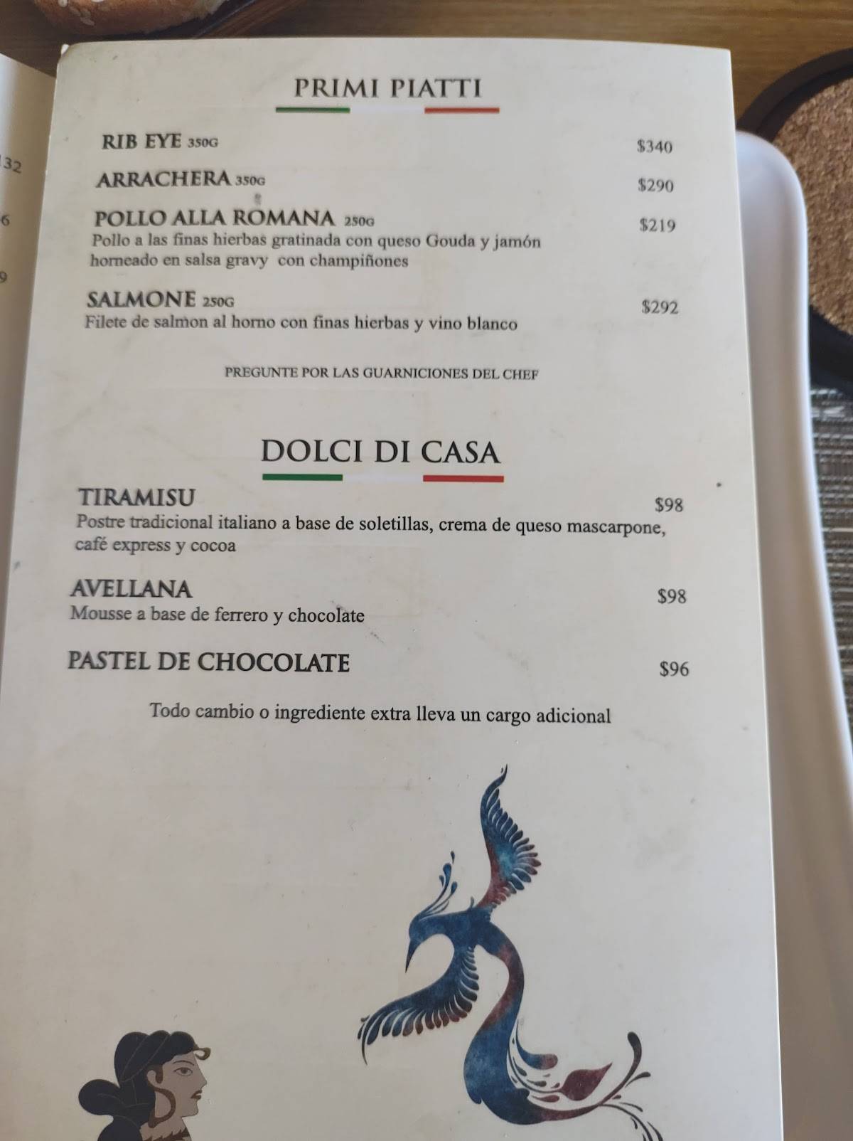Carta del restaurante Ragazzi Bistro, Aguascalientes, Plaza Arcos Campestre