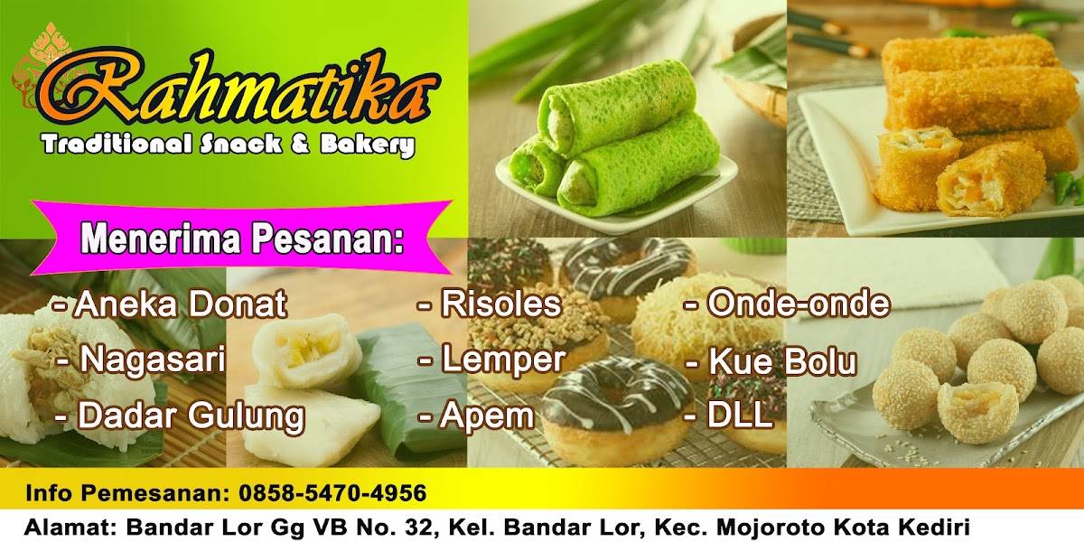Menu at Rahmatika Traditional Snack & Bakery, Kediri
