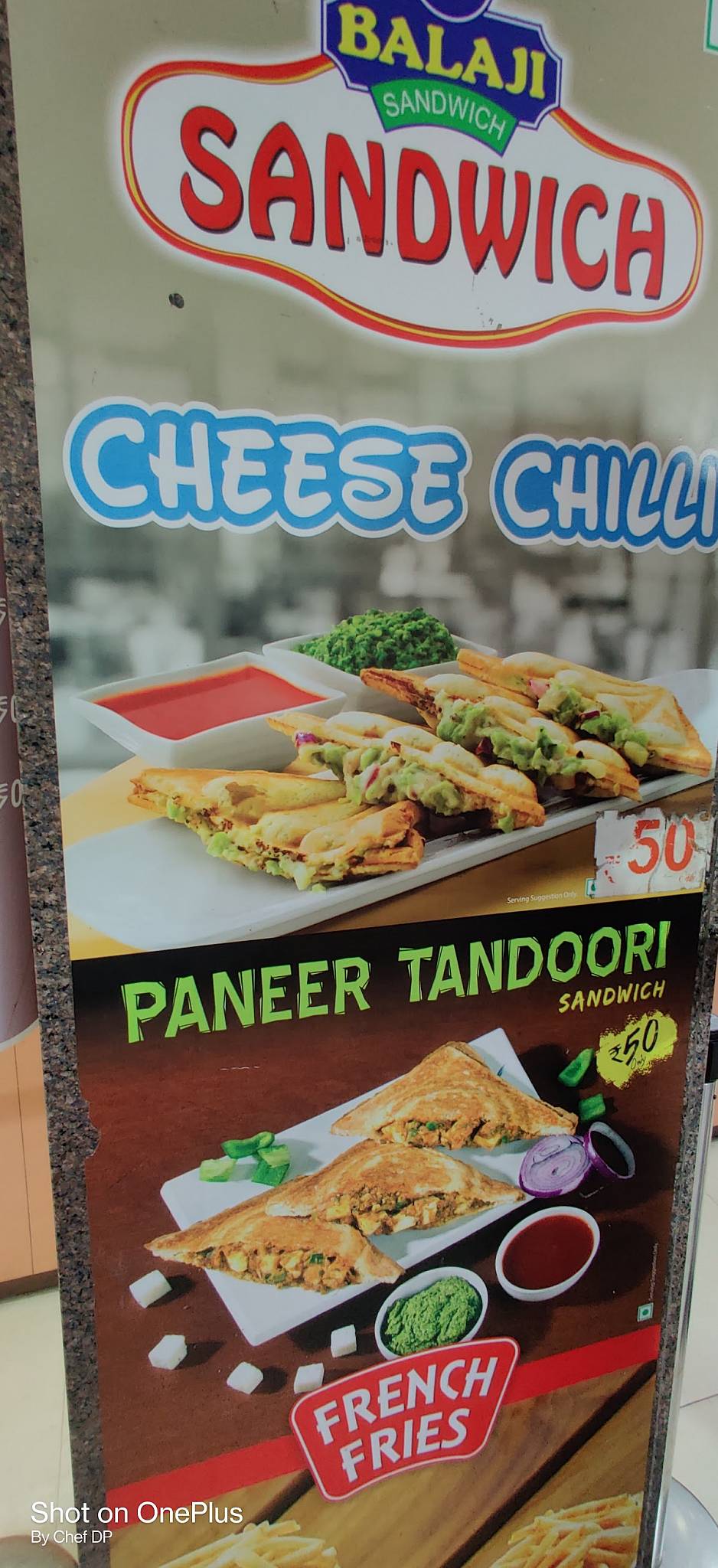Menu at Two Slices by Balaji Sandwich, Rajkot, Pooja complex