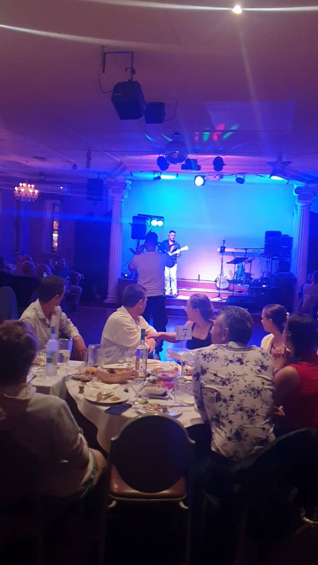 Menu at Rasputin restaurant, Malvern