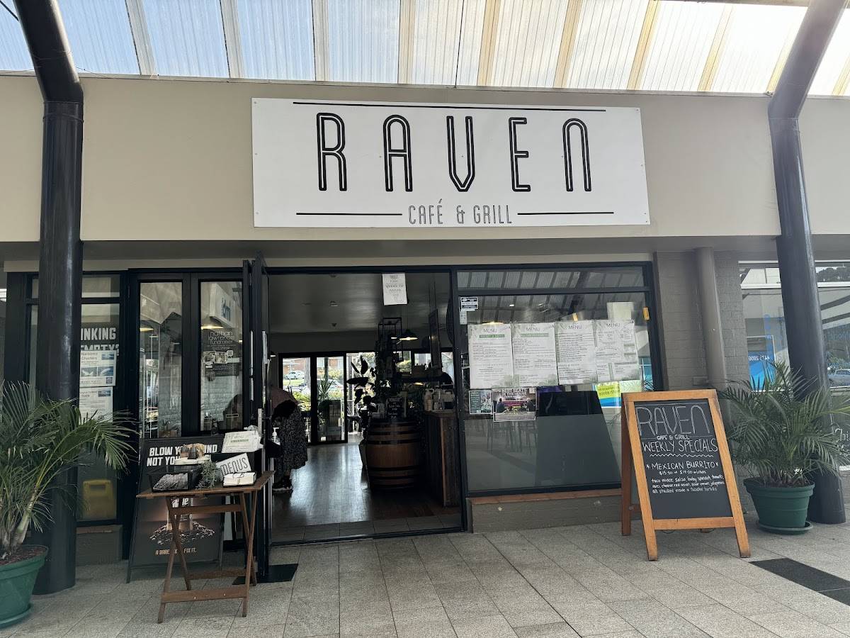 Menu at Raven Cafe & Grill, Narooma