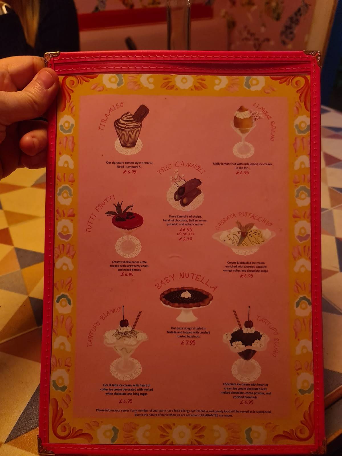 Menu at Red Hot Mamma leamington spa restaurant, Royal Leamington Spa