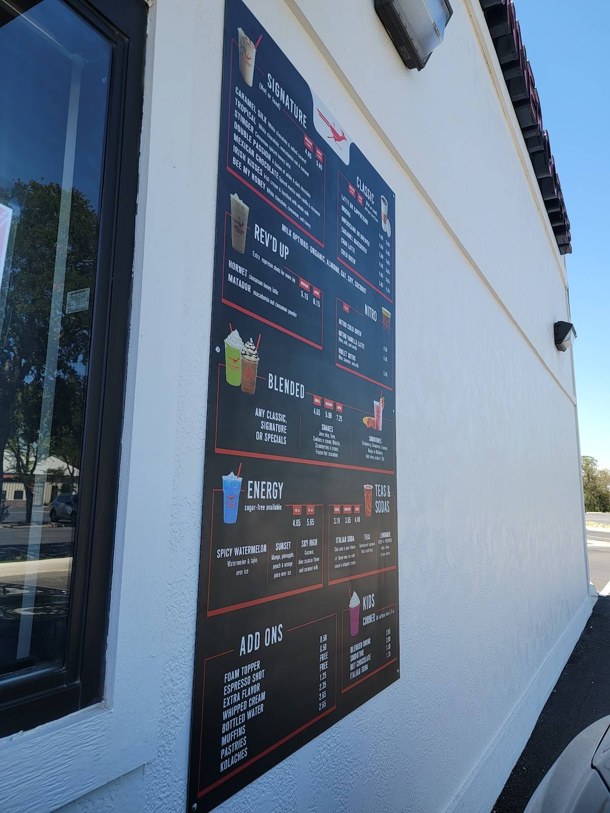 Carta del pub y bar Red Runner Coffee - Culebra, San Antonio