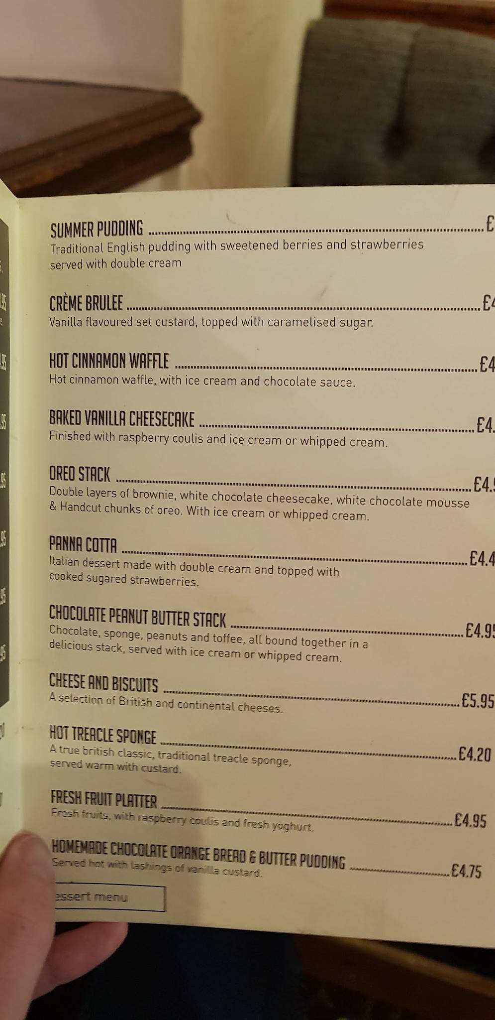 Menu at The Nevill Arms pub & bar, Redditch
