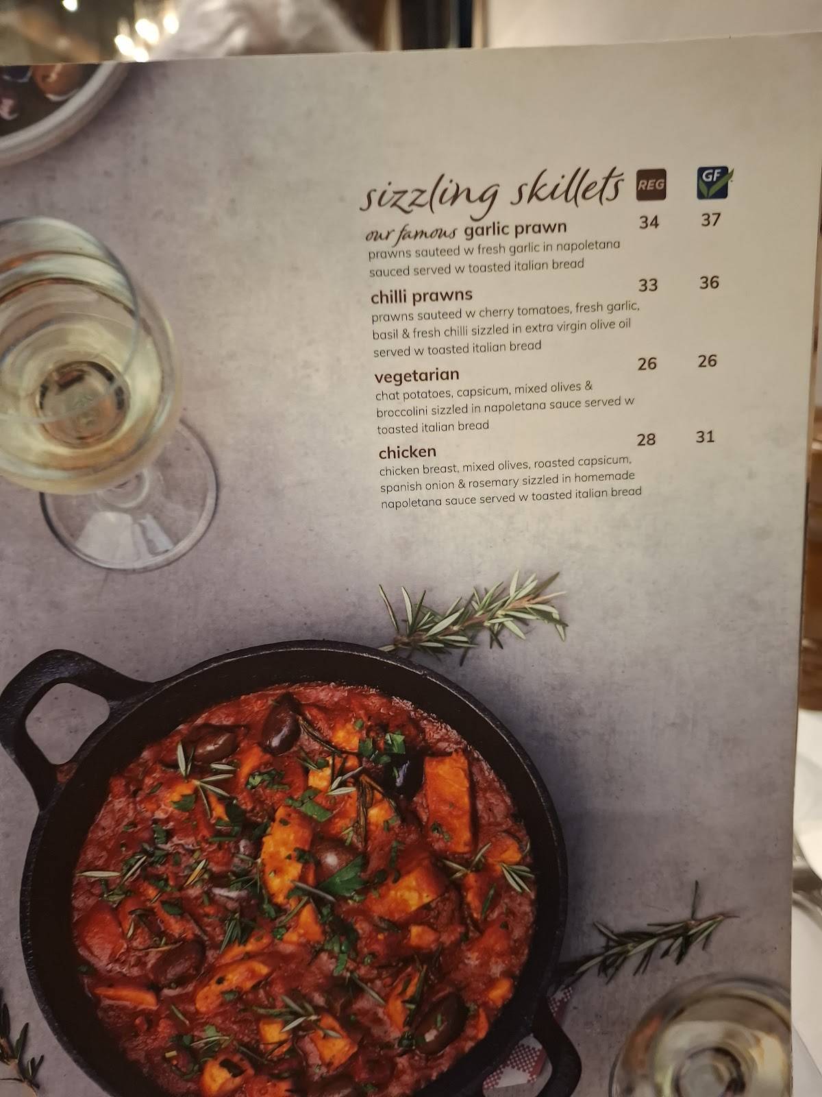 Menu at Restaurant 317, Parramatta