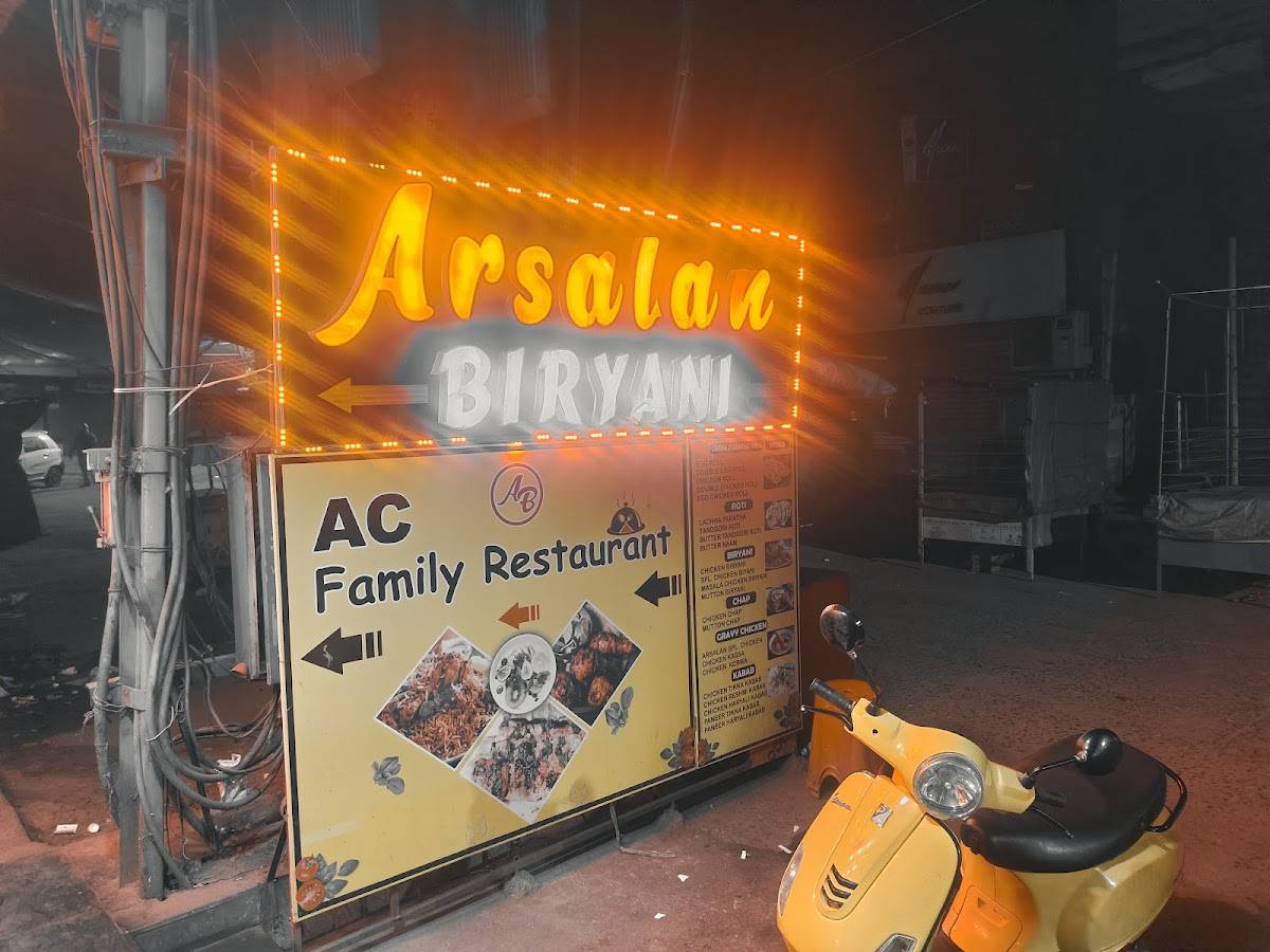 Menu at AB ARSALAN BIRYANI, Asansol
