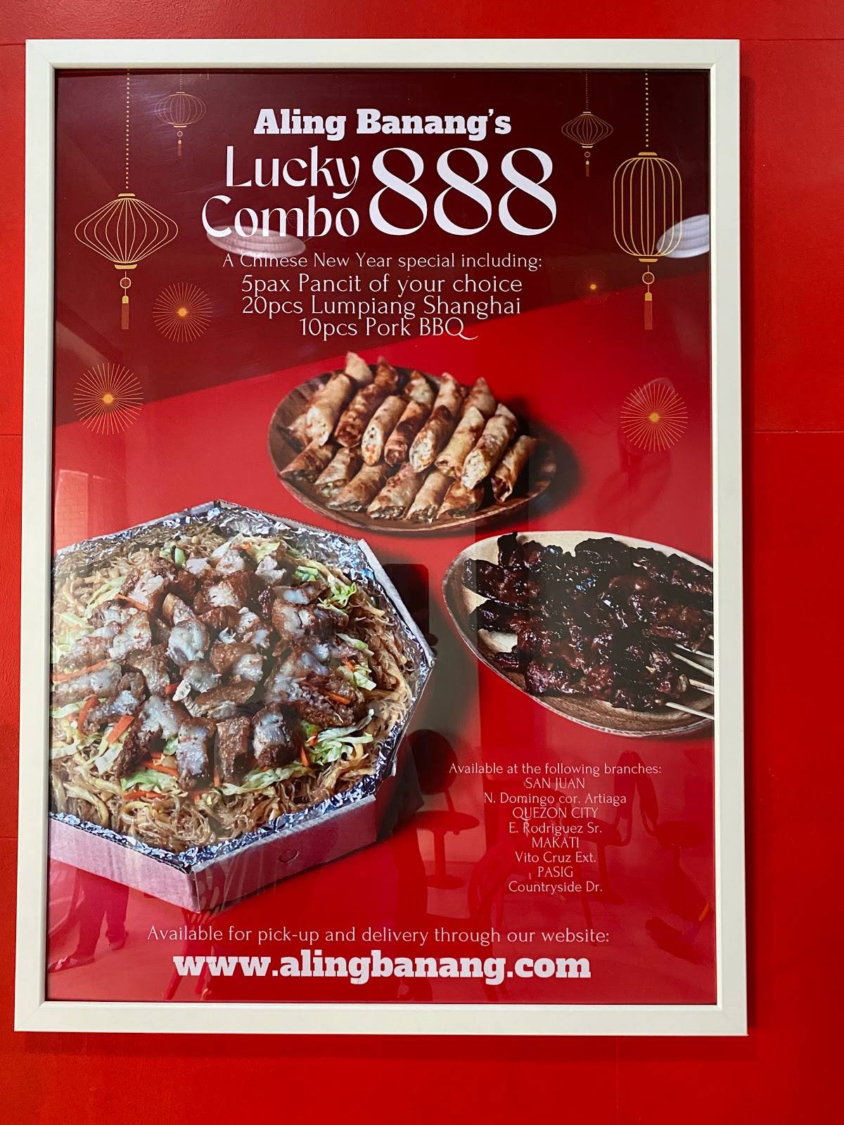 Menu at Aling Banang's E. Rodriguez restaurant, Quezon City, 284 Doña ...
