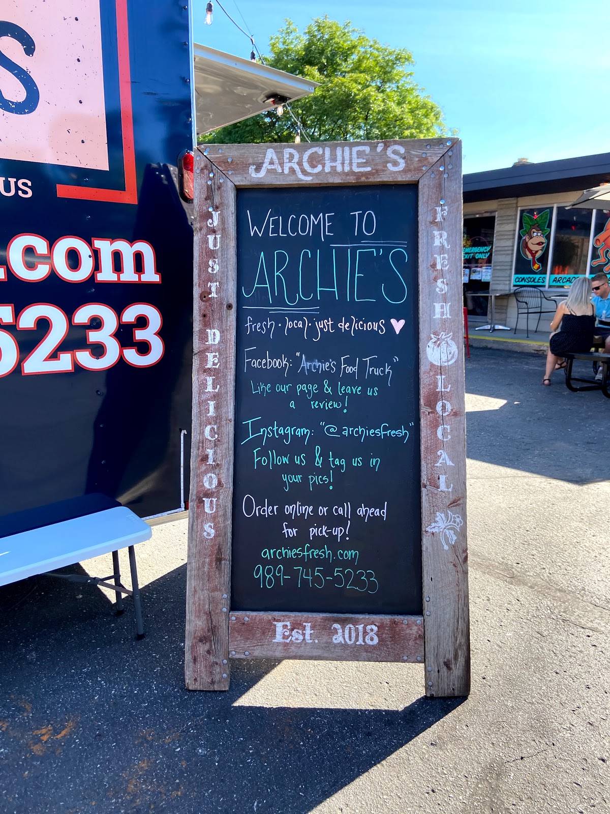 Menu at Archie's Social House restaurant, Traverse City, 237 Lake Ave # 200