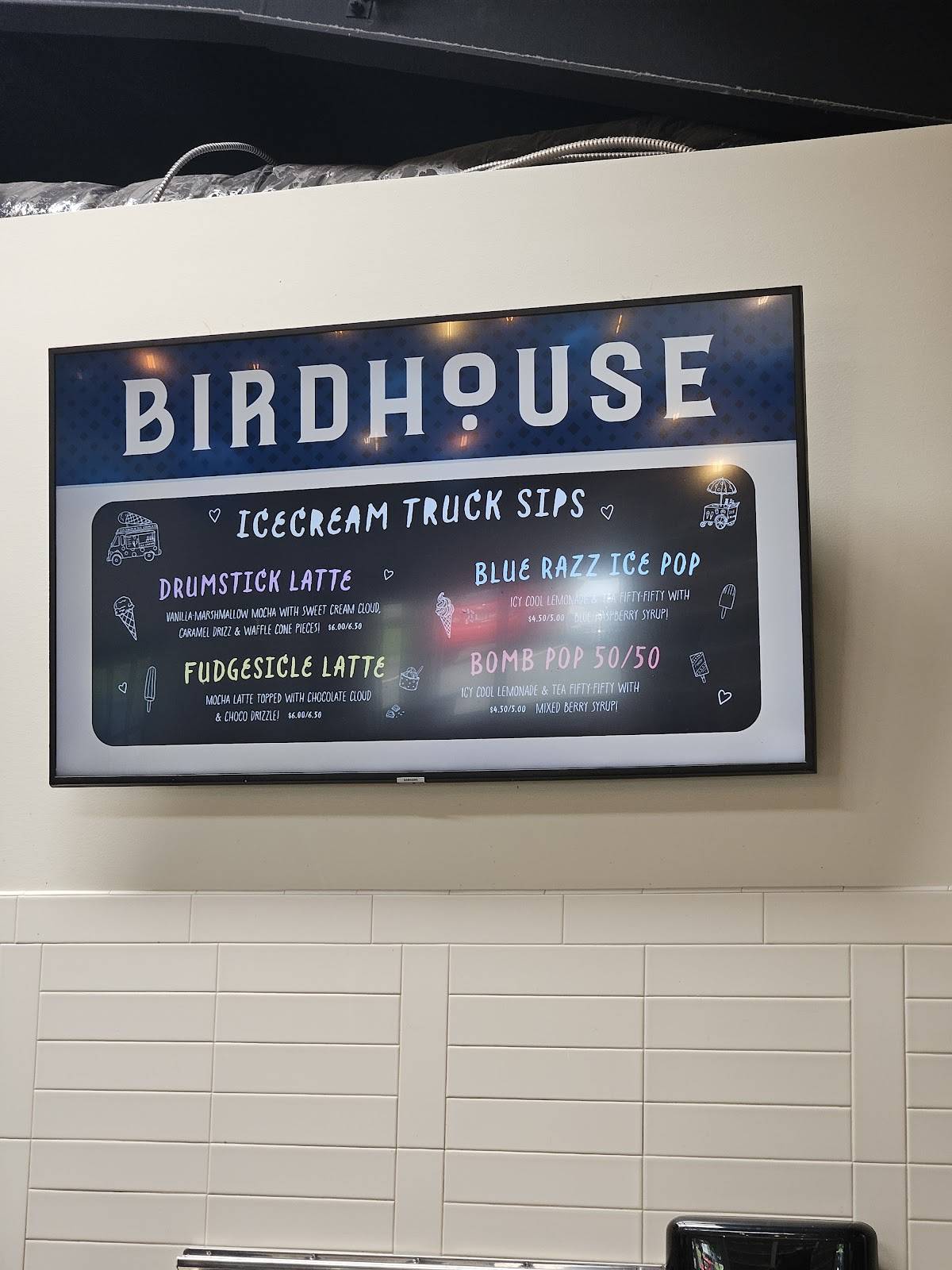 Menu at Birdhouse Coffee restaurant, South Windsor