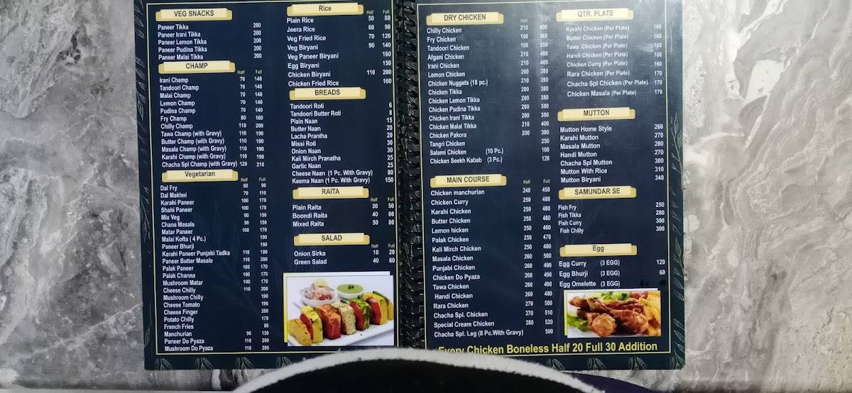 Menu at CHACHA VEG AND NON-VEG DHABA, Jalandhar
