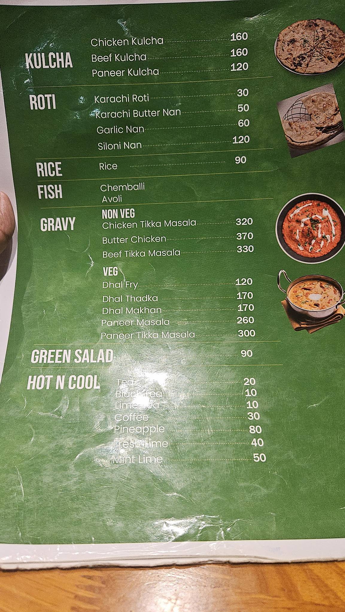 Menu at Calicut Karachi Durbar Beach, Kozhikode, 7Q3C+C84
