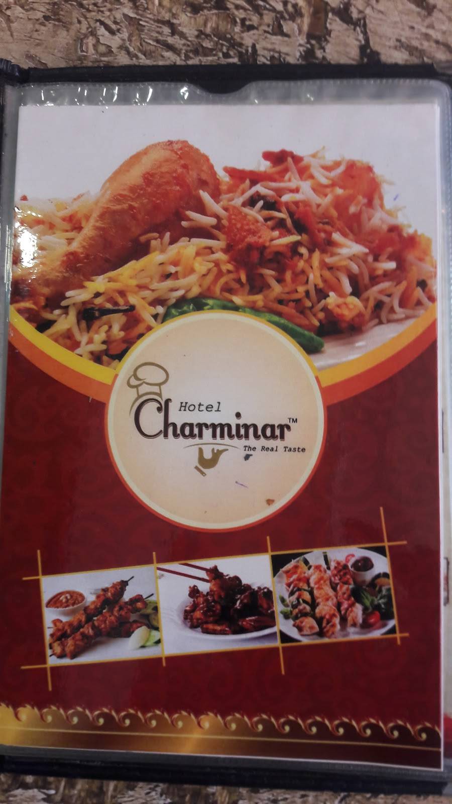 Menu at Charminar, Belgaum