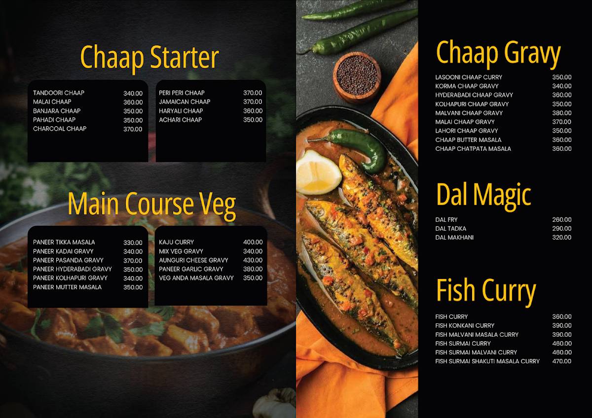 Menu at Cook Doo Cook, Surat
