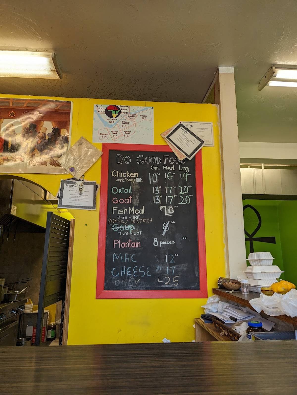 Menu at Do Good Food restaurant, Ottawa