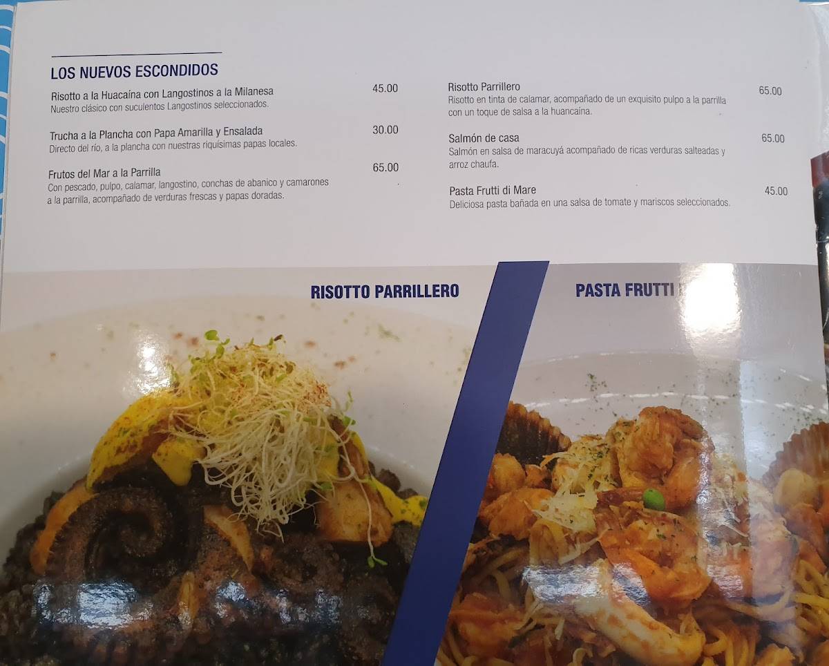 Carta del restaurante El Escondite - Blondet, San Isidro, Calle Armando ...