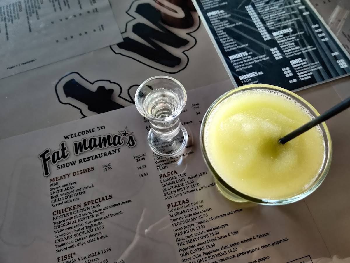 Menu at Fat Mama's, Paphos