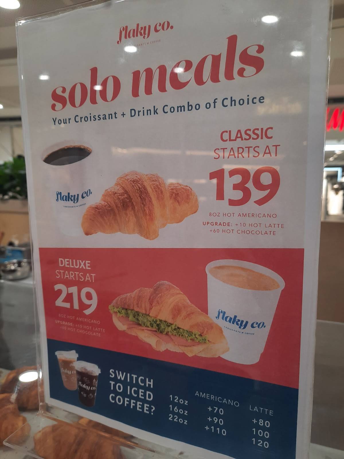 Menu at Flaky Co. - SM Megamall, Mandaluyong