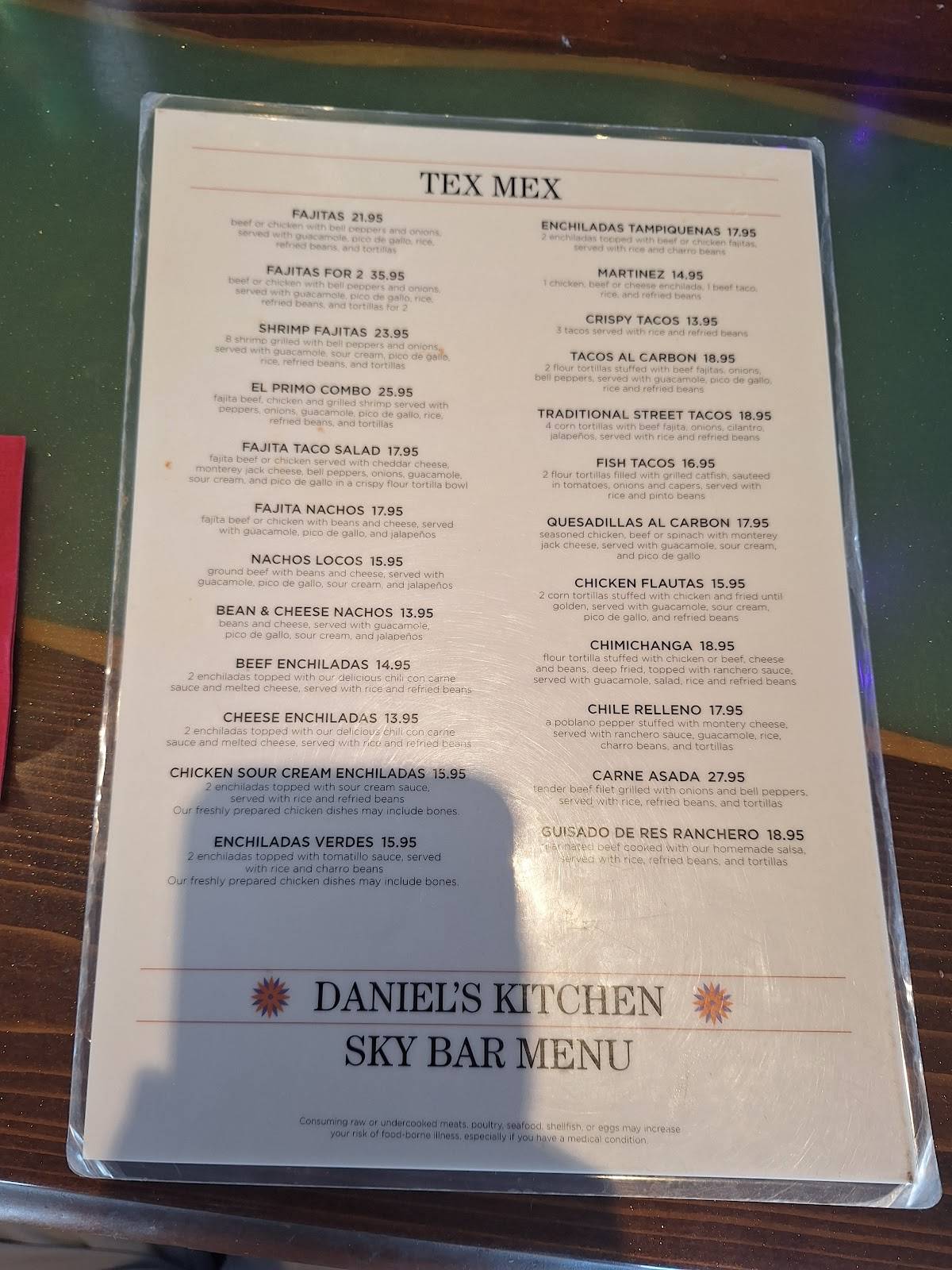 Menu at From Scratch Daniel's Kitchen restaurant, Ennis