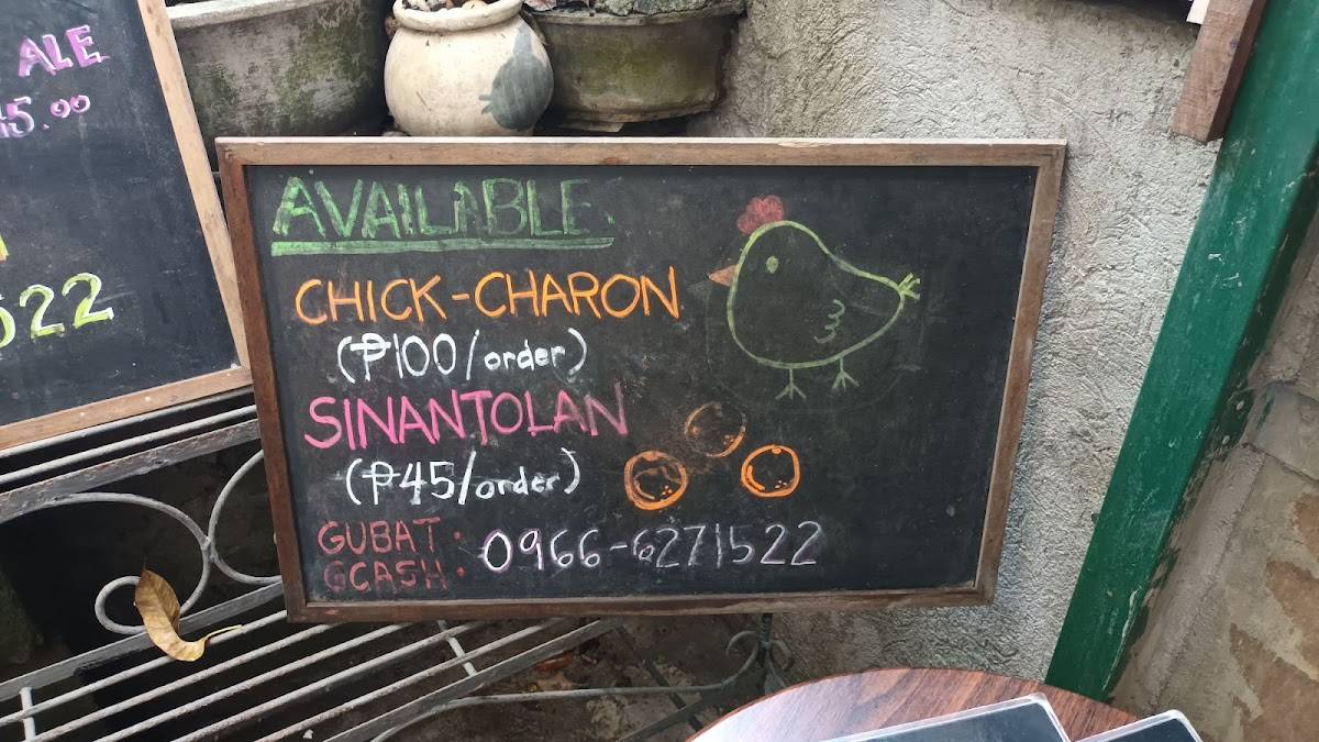 Menu at Gubat QC restaurant, Quezon City