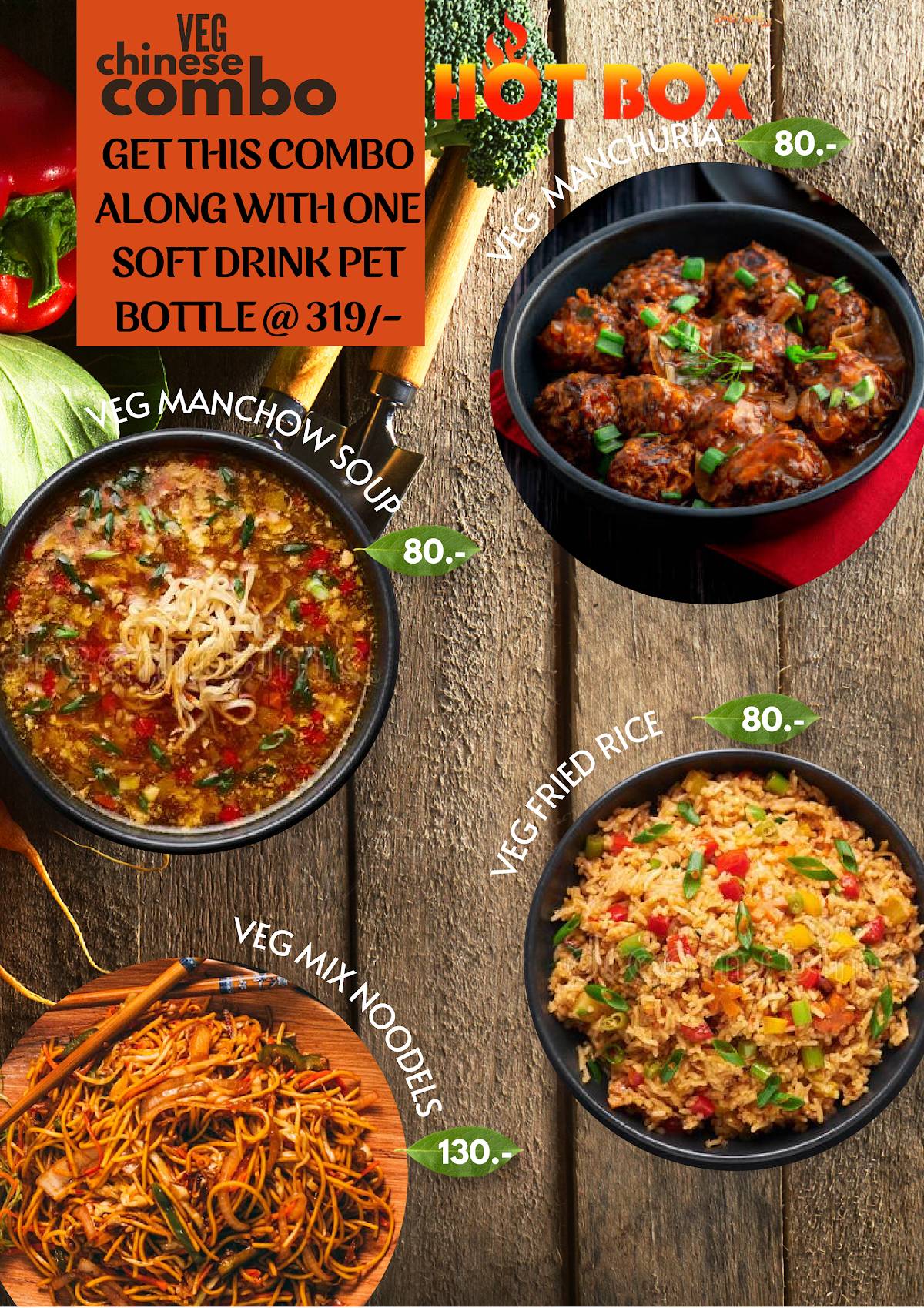 Menu at HOT BOX, Hyderabad