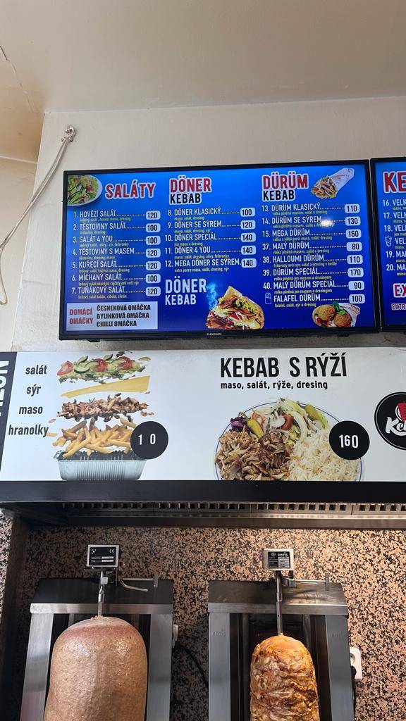 Menu at KEBAB 4 YOU LOUNY restaurant, Louny