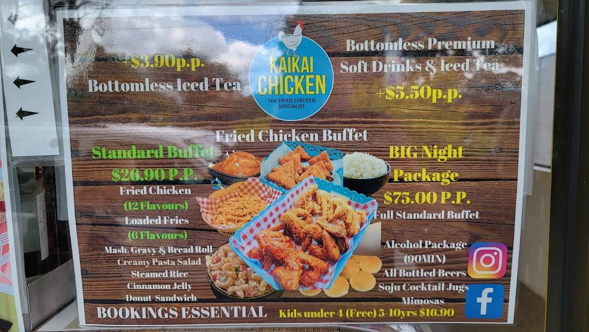 Carta del restaurante Kaikai Chicken Springwood- Australia's Biggest ...