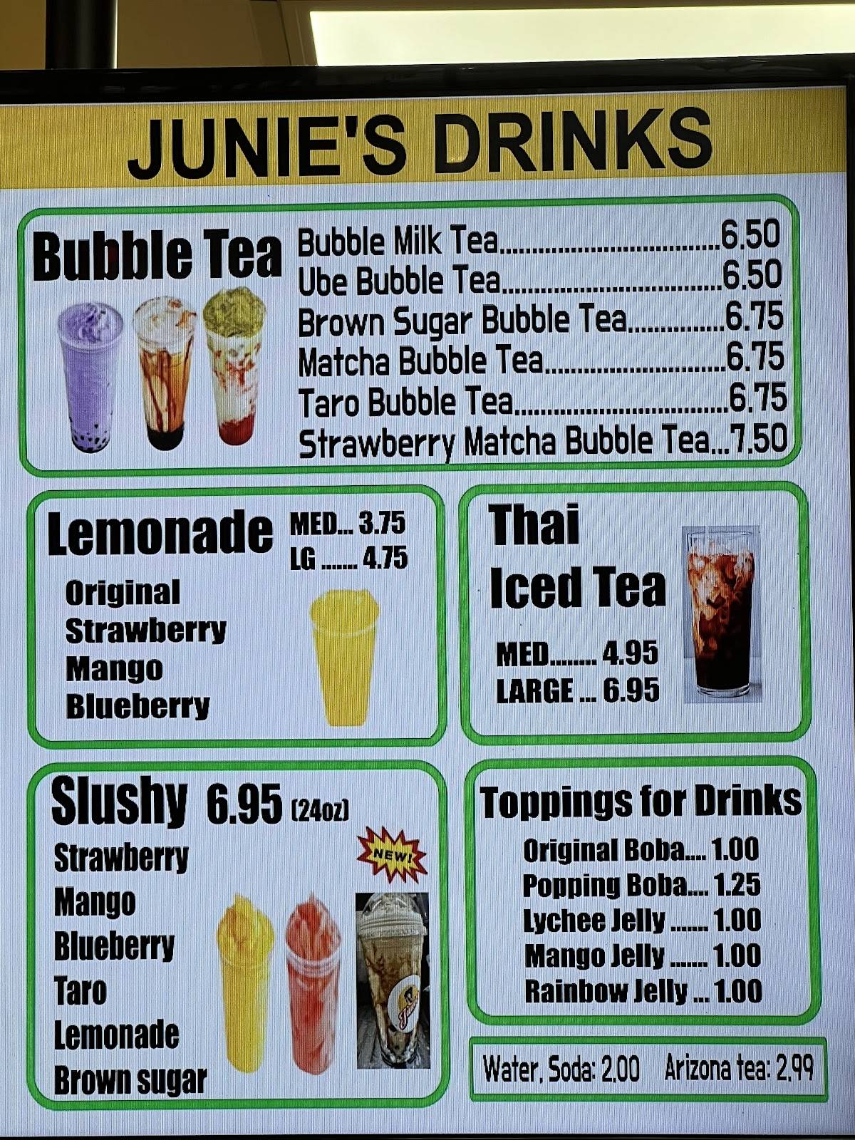 Carta del restaurante Kong Dog Korean style corndogs and bubble tea ...