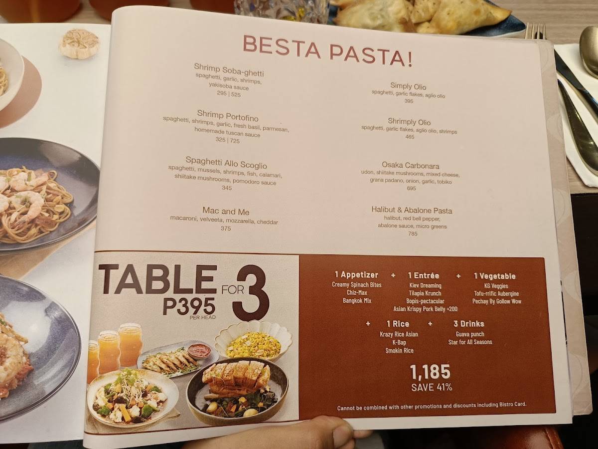 Menu at Krazy Garlik restaurant, Makati, Level 3