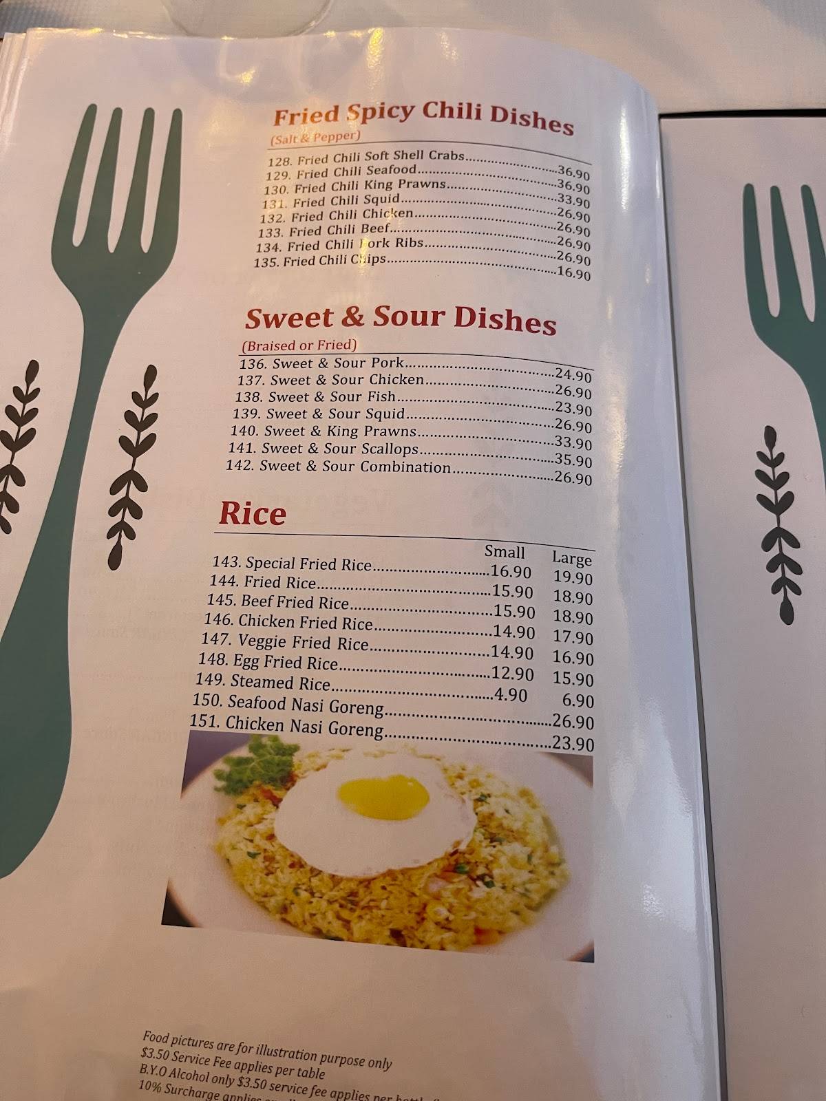Menu at Lotus Court Connolly Chinese Restaurant, Connolly, 1/1 Glenelg Pl