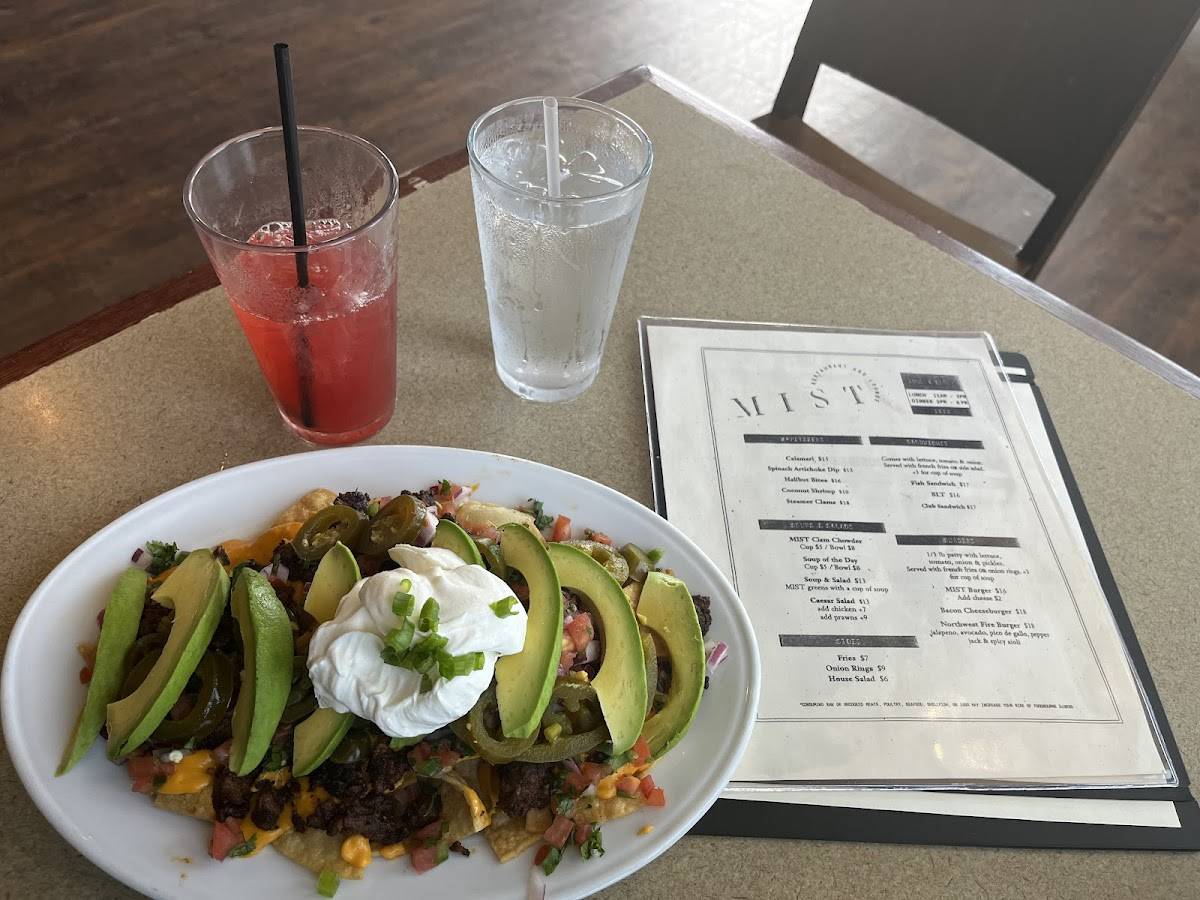 Menu at MIST Restaurant & Lounge, Lincoln City