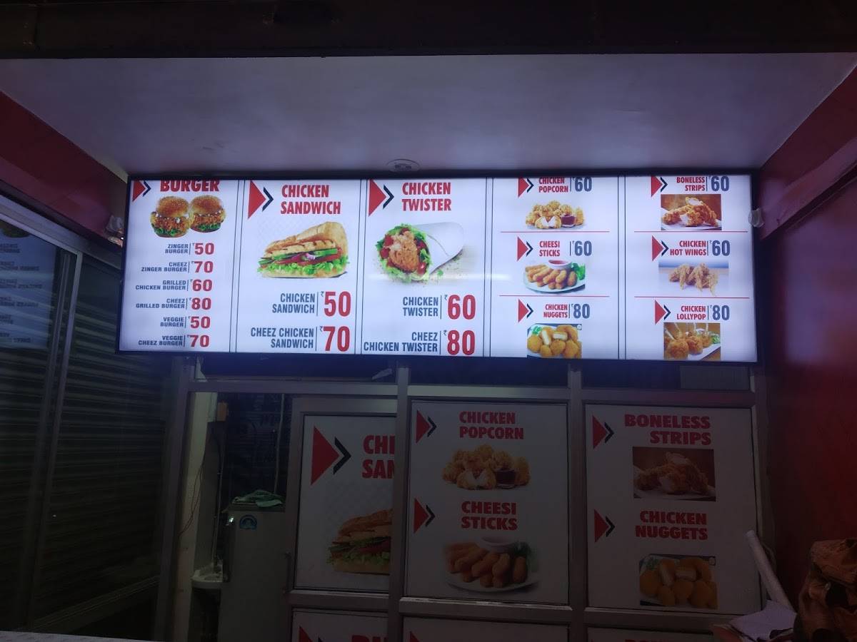 Menu at Mr Chicken, Allahabad